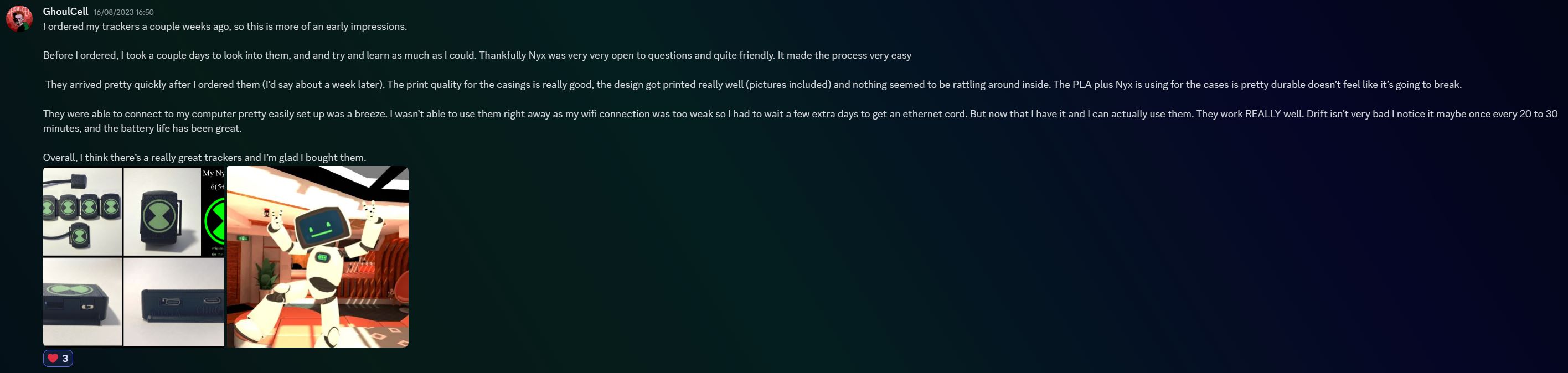 Nyxtrackers SlimeVR-compatible trackers